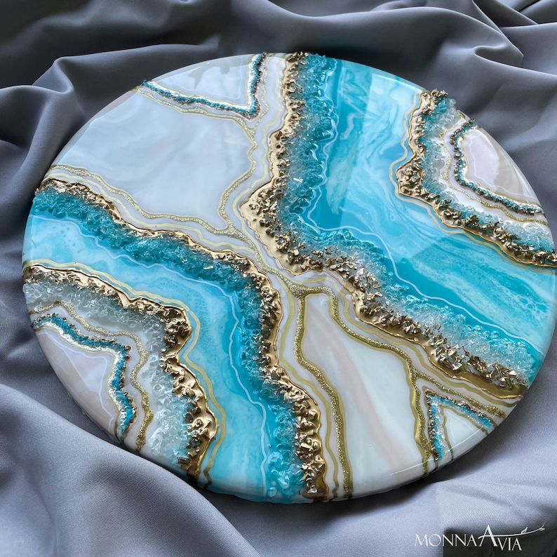 Resin Geode Geode Painting Resin Art Abstract Painting - Etsy