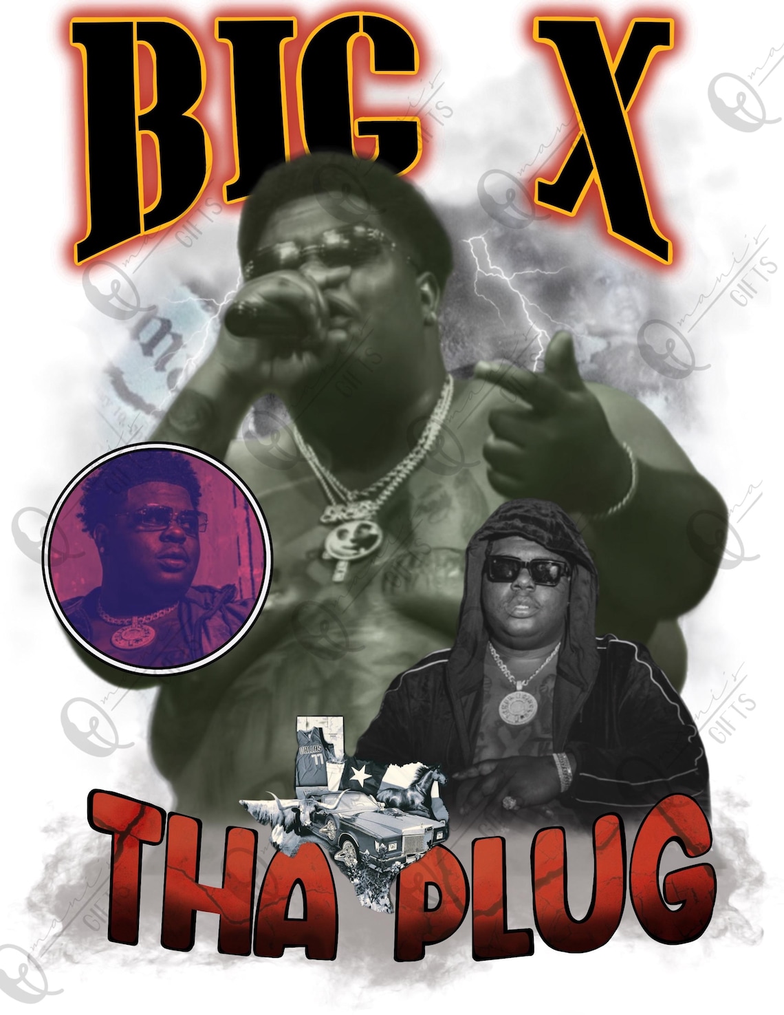 Big X Tha Plug PNG - Etsy