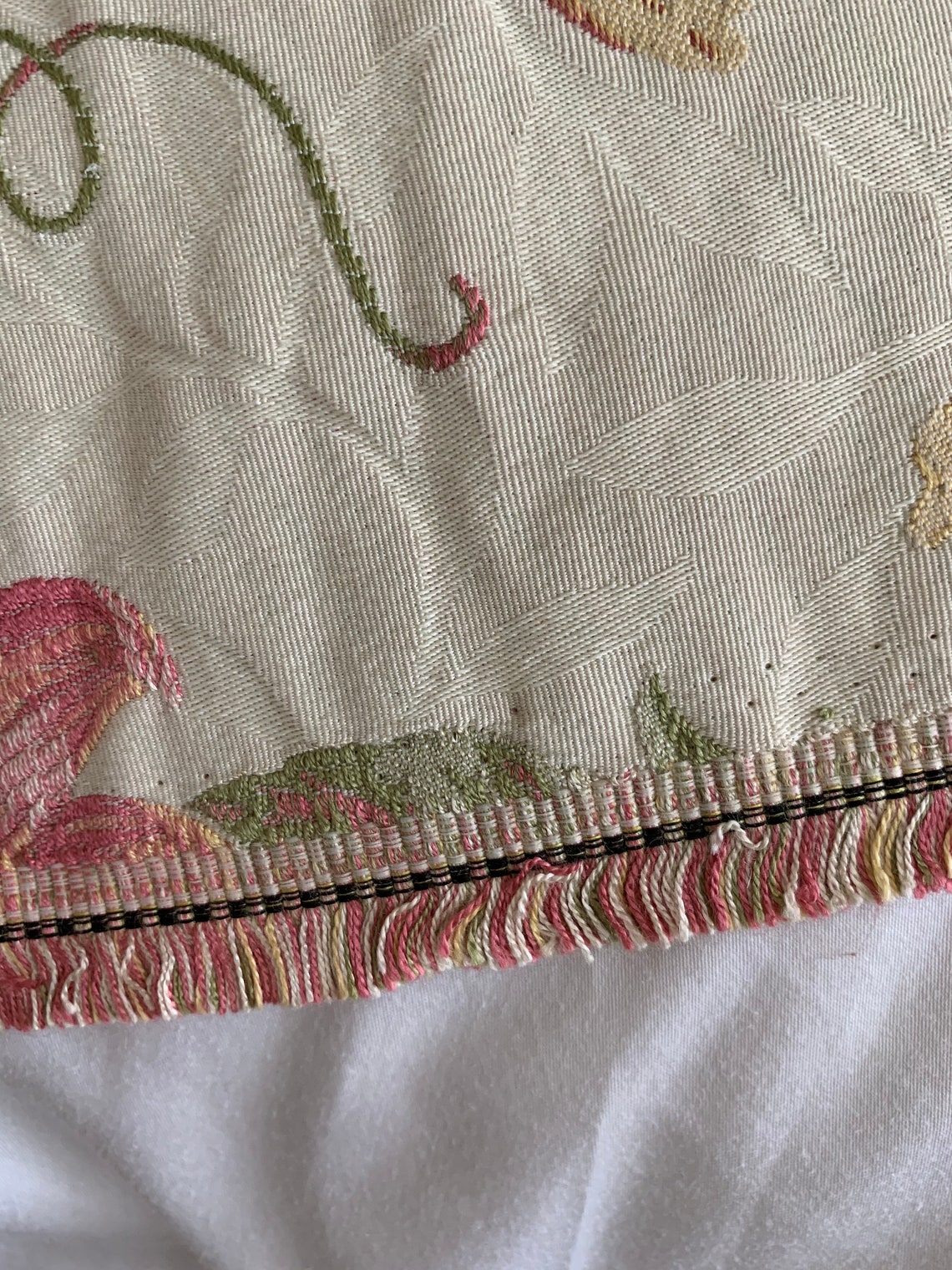 Beautiful Vintage Floral Upholstery Fabric 7 Yds X 58 NEW - Etsy