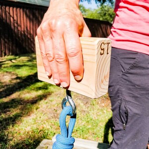 Rock Climbing Pinch Block Set 1.5 2.5 3.5 Widths Portable Workout ...