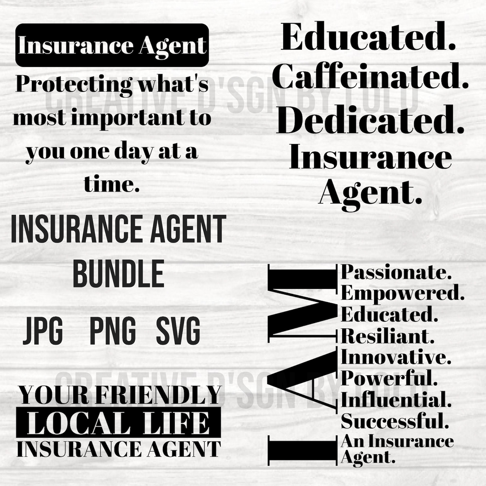 Insurance Agent Bundle | Insurance Agent Sayings | Funny Insurance ...