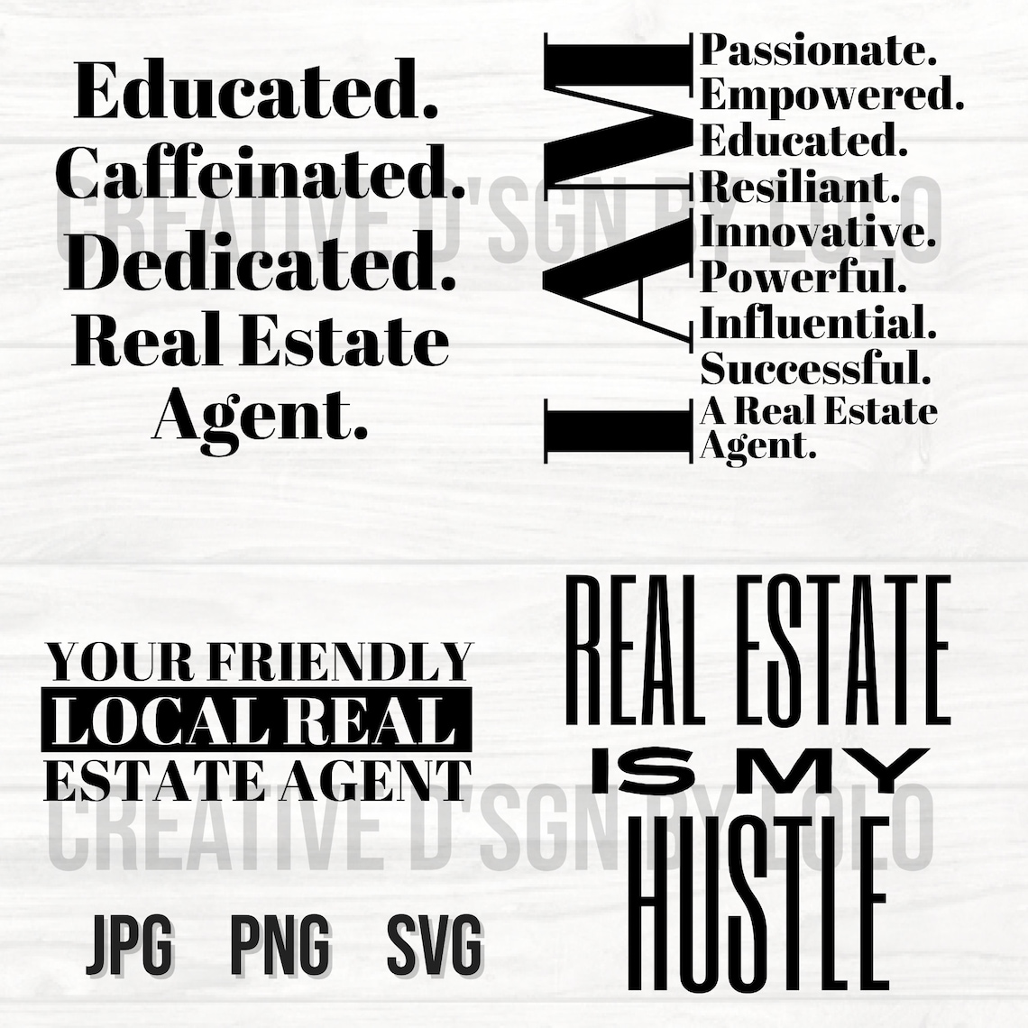 Real Estate Bundle Realtor Bundle Realtor Sayings Funny | Etsy