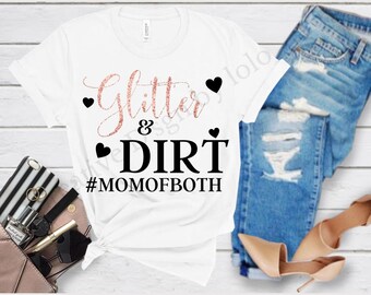 Mom of Both Sticker - Etsy