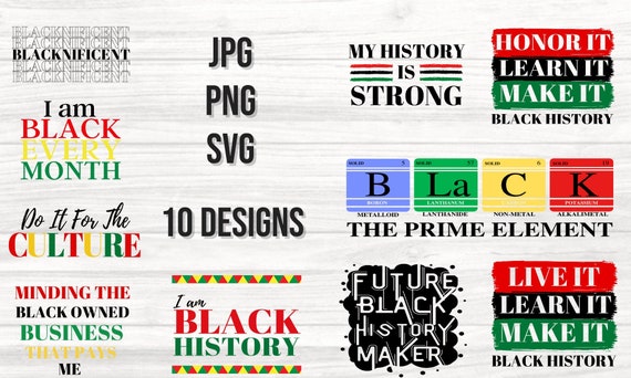 Black History Bundle Juneteenth For The Culture I Am | Etsy