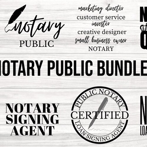 Notary Public Bundle Signing Agent Bundle Commissioner for - Etsy