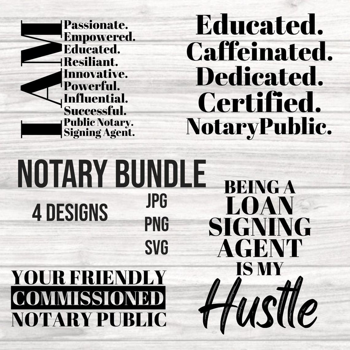 Notary Public Bundle Signing Agent Bundle Notary Hustle - Etsy