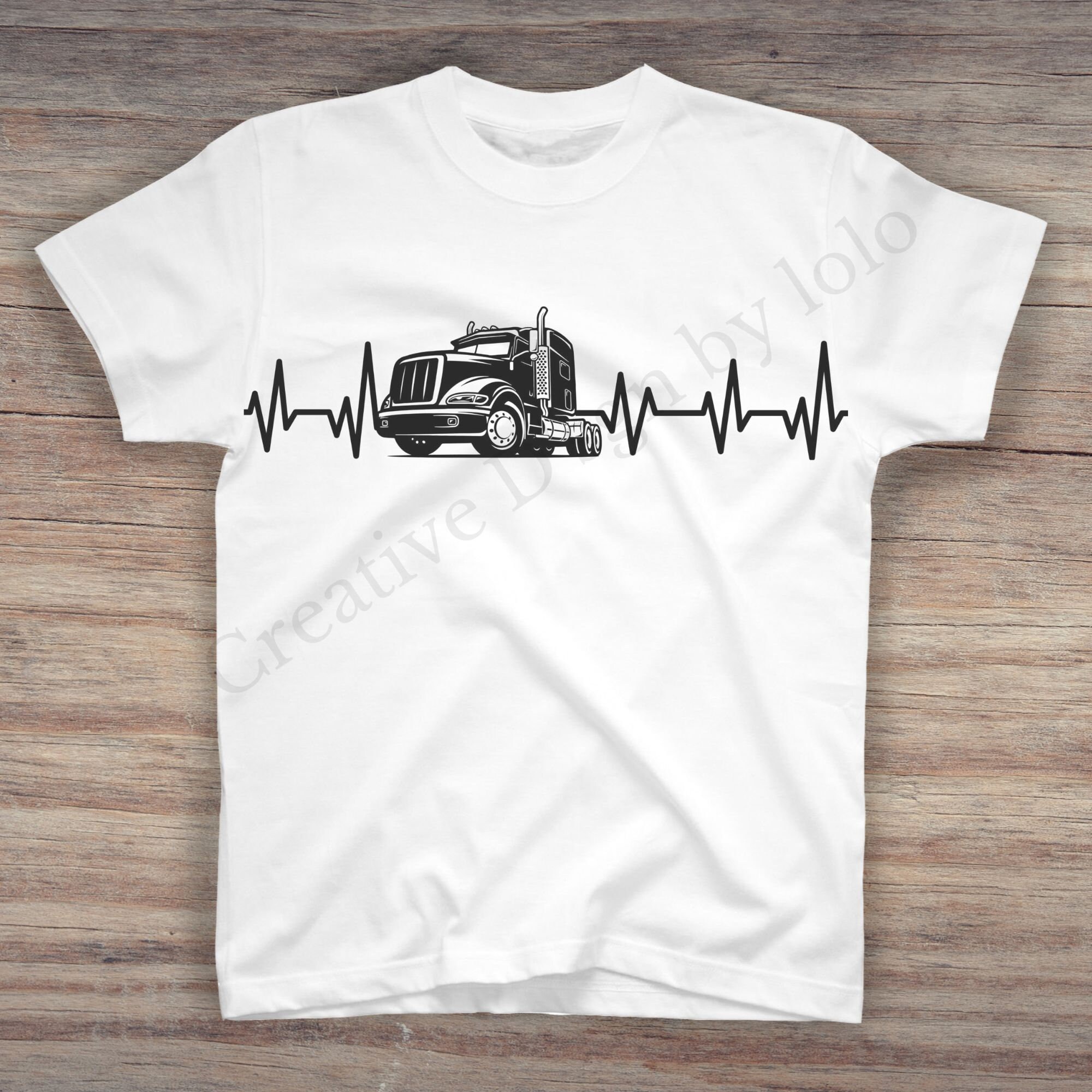 Truck Driver's Heartbeat Bundle | Trucker's Heartbeat | Truck Driver ...