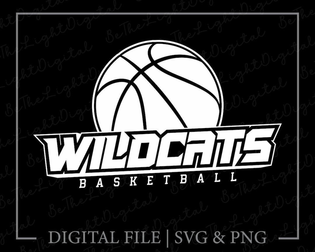 Wildcats Basketball Svg Basketball Svg Basketball Decal Svg - Etsy