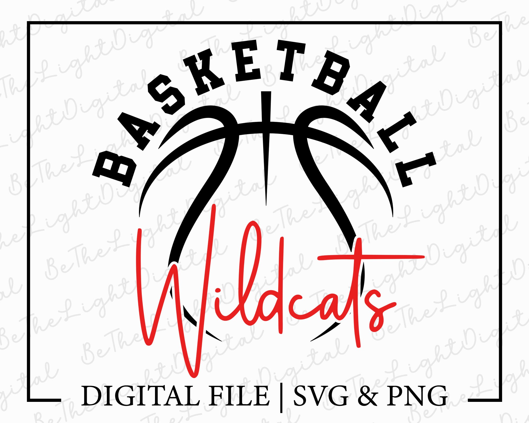 Wildcats Basketball Svg, Basketball Decal Svg, Digital Downloads ...
