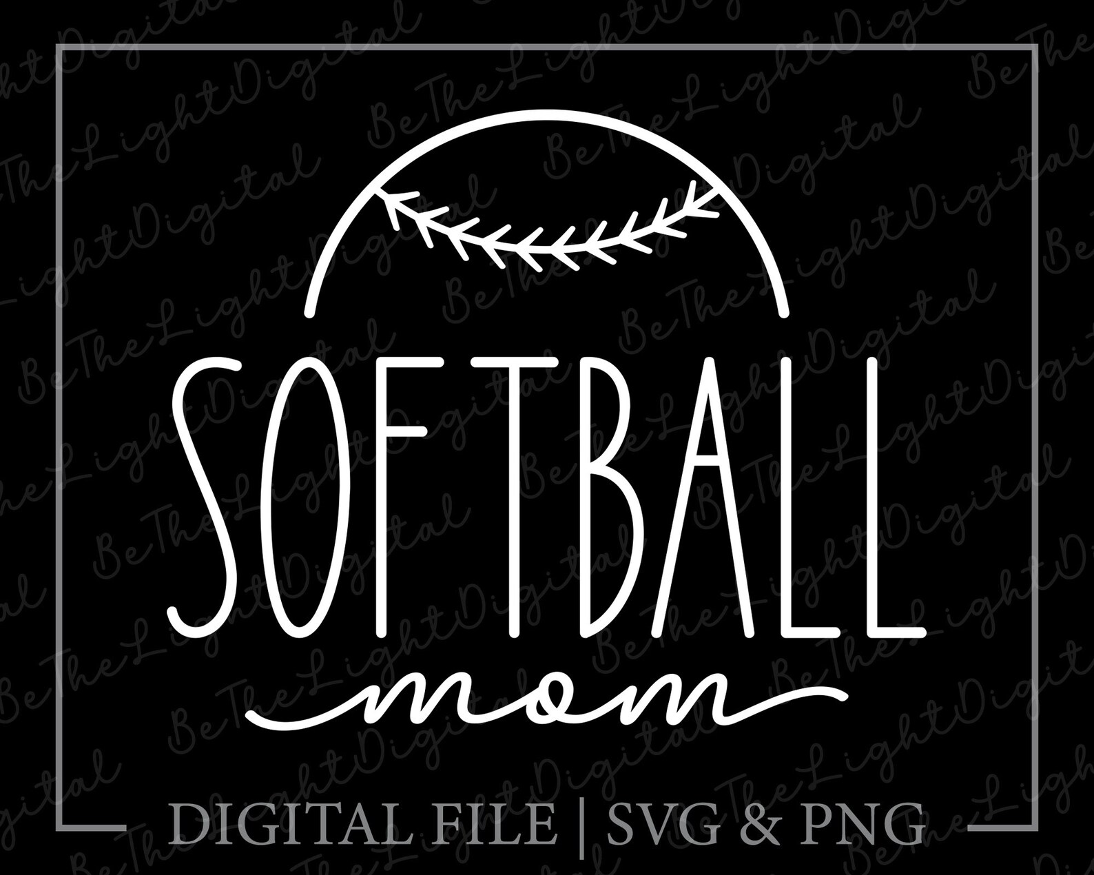 Softball Mom Svg, Softball Svg, Digital Downloads, Mom Svg, Mom Life ...