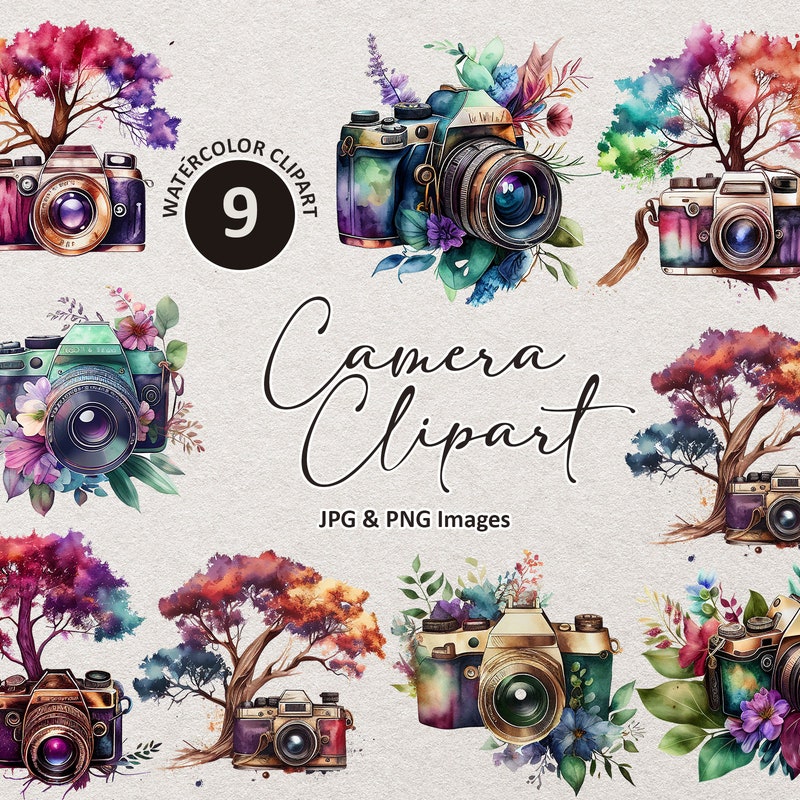 Camera Clipart - Etsy