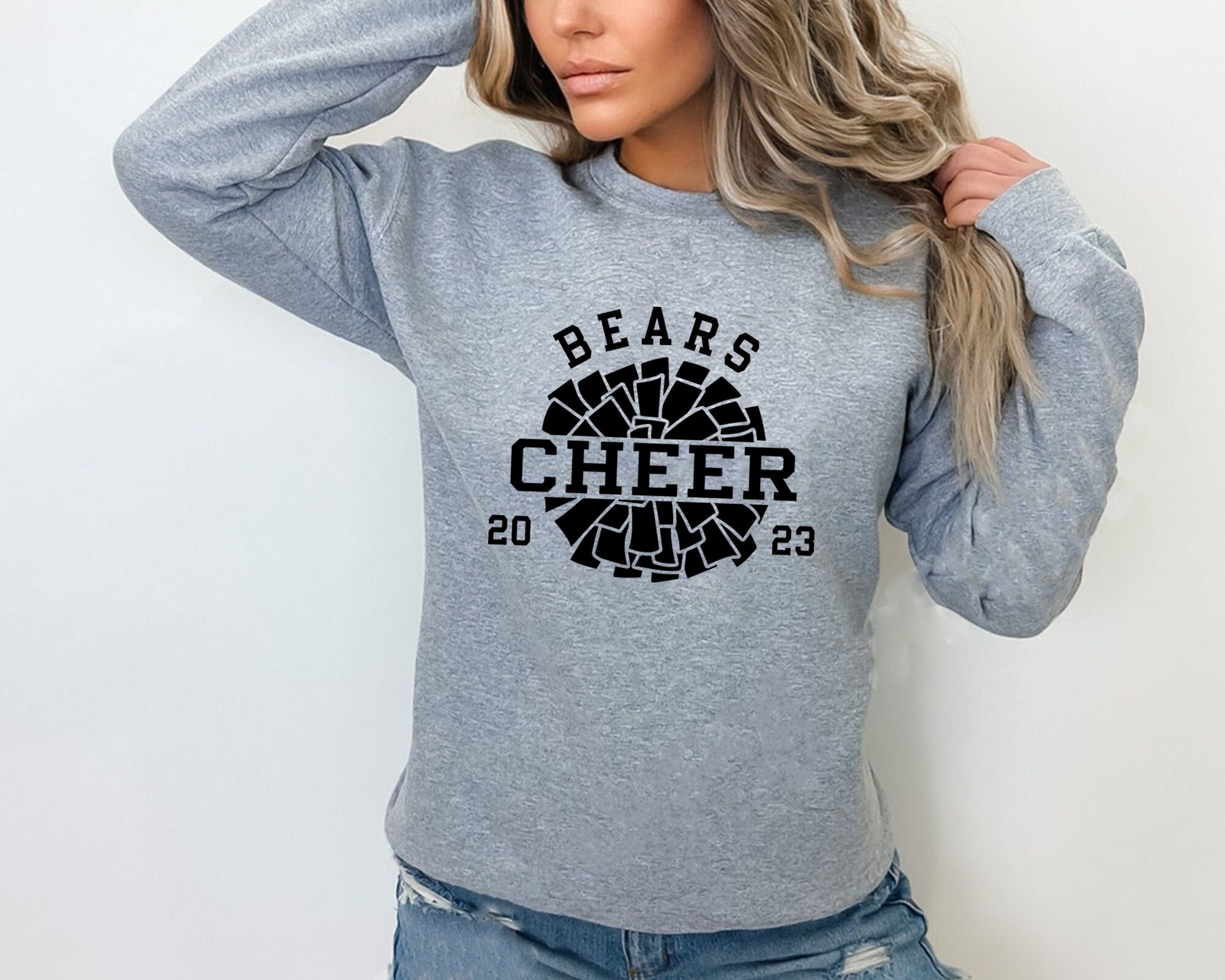 Cheer Bears 2023 Svg, Pom Pom Svg, Printables, Cheerleader Svg, Cricut ...