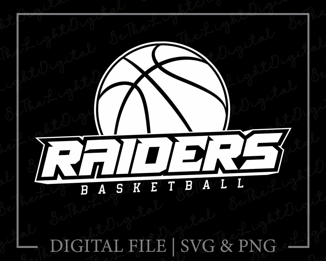 Raiders Basketball Svg, Basketball Svg, Basketball Decal Svg, Digital ...
