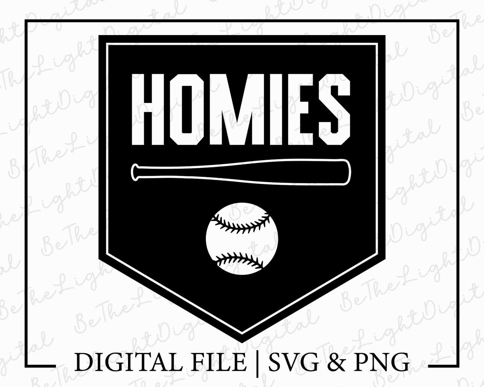 Homies Svg, Baseball Svg, Sports Svg, Digital Download, Baseball Bat ...