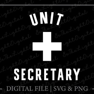 Unit Secretary Svg, Medical Svg, Digital Download, Distressed Svg ...
