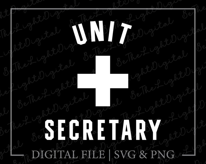 Unit Secretary Svg, Medical Svg, Digital Download, Distressed Svg ...