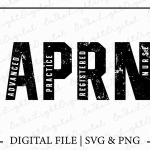 Advanced Practice Nurse Svg, Aprn Svg, Nurse Life Svg, Digital Download ...