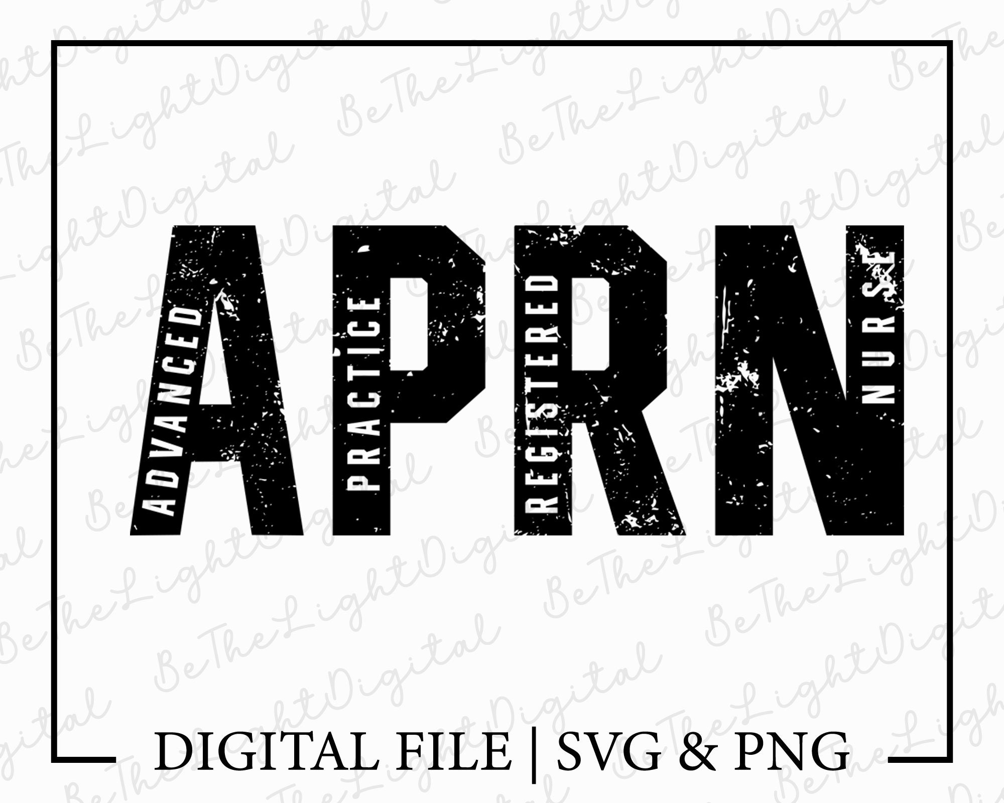 Advanced Practice Nurse Svg, Aprn Svg, Nurse Life Svg, Digital Download ...