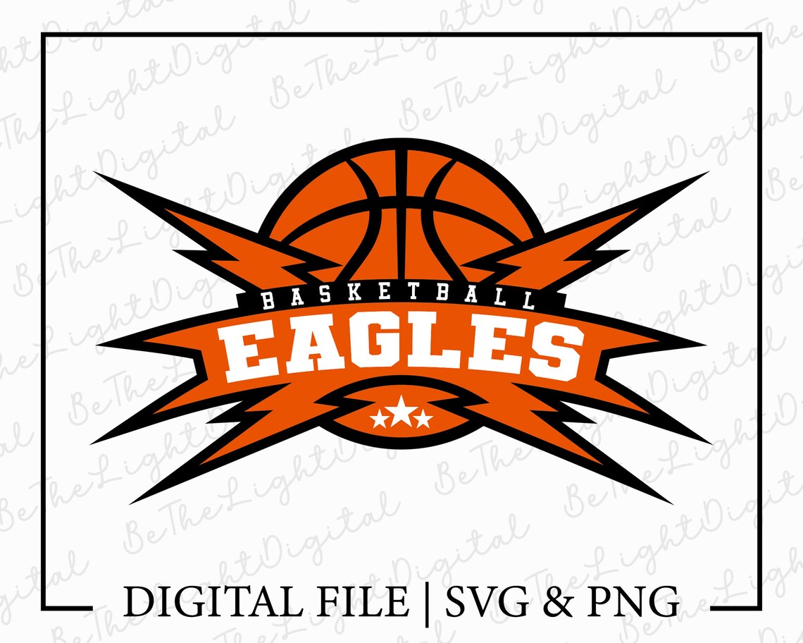 Eagles Basketball Svg, Basketball Svg, School Spirit Svg, Digital ...