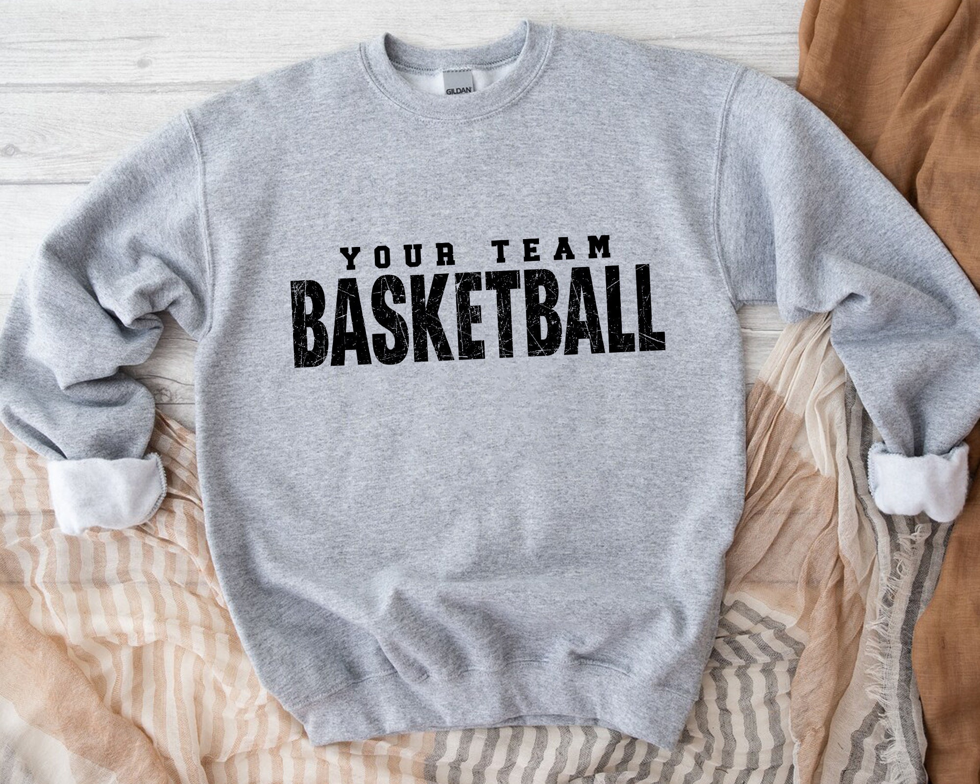 Custom Basketball Svg, Digital Download, Your Team Svg, Distressed Svg ...