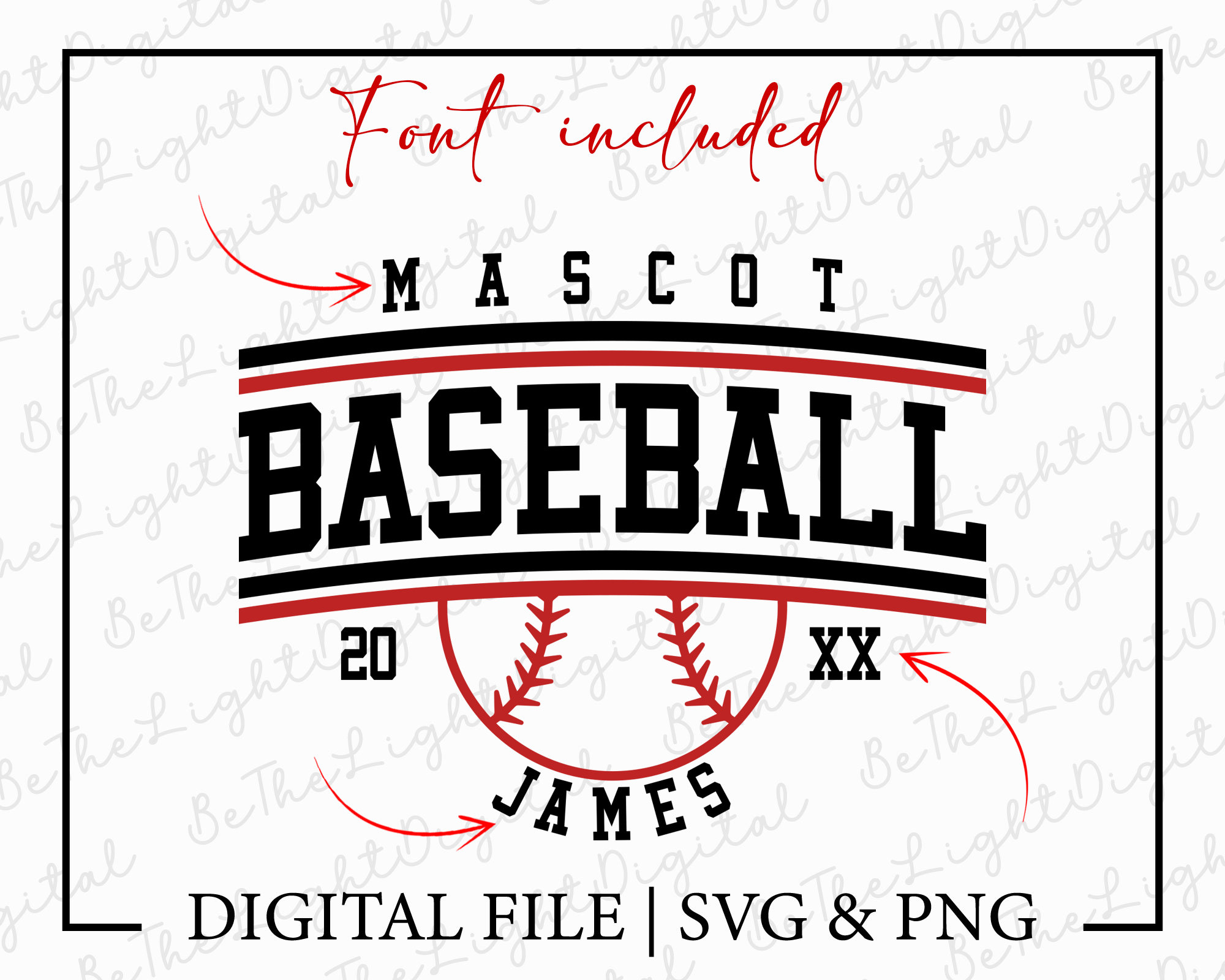 Baseball Mascot Svg, Your Name Svg, Custom Svg, Baseball Team Svg ...