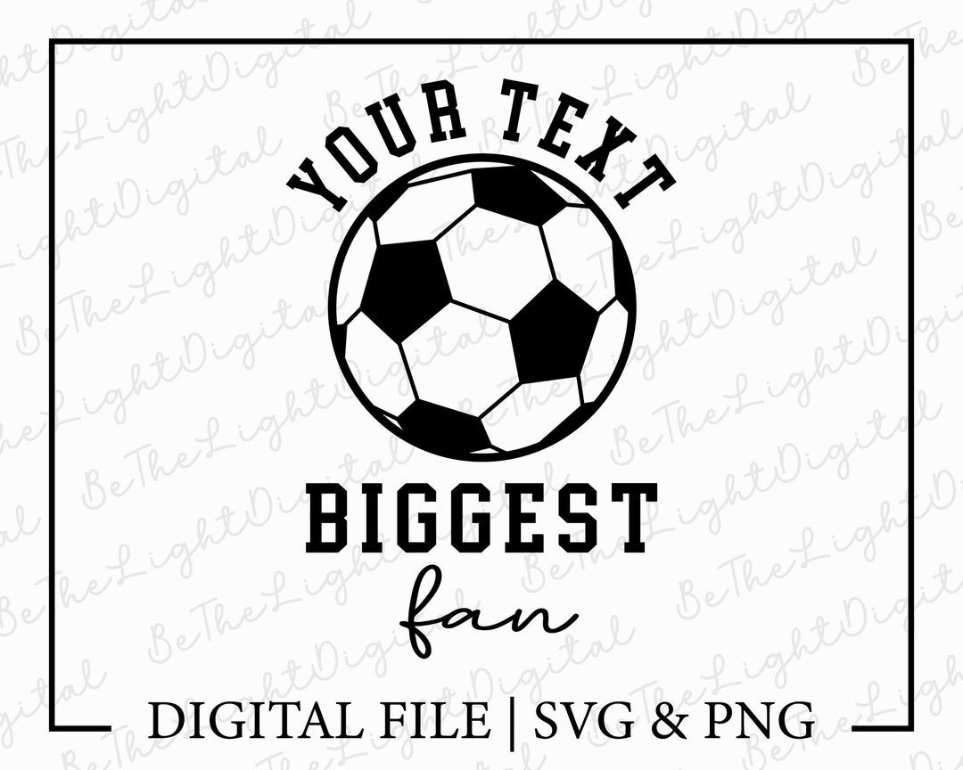 Custom Biggest Fan Svg, Football Svg, Digital Download, Custom Football ...