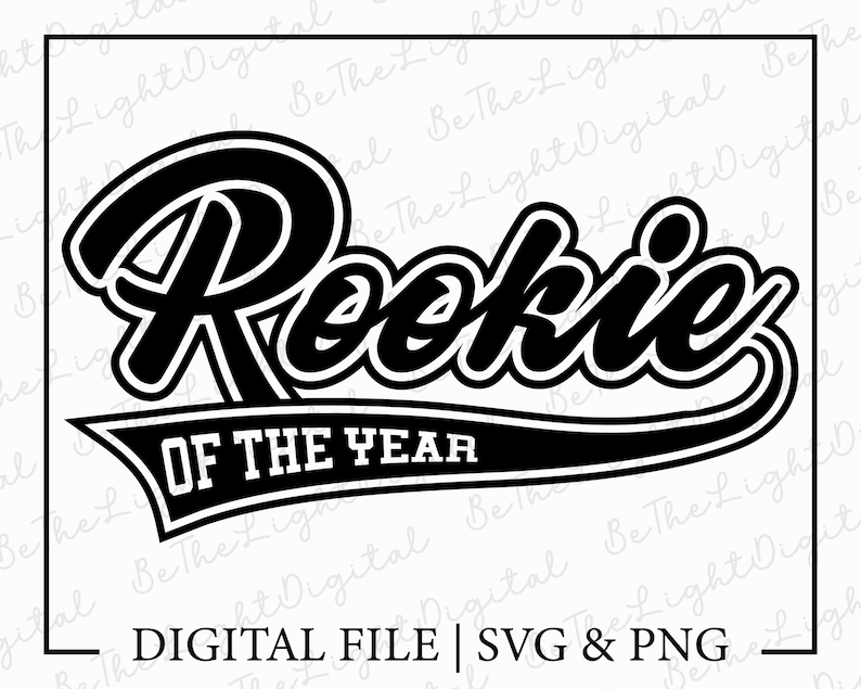 Rookie of the Year Svg, Basketball Svg, Digital Download, Football Svg ...