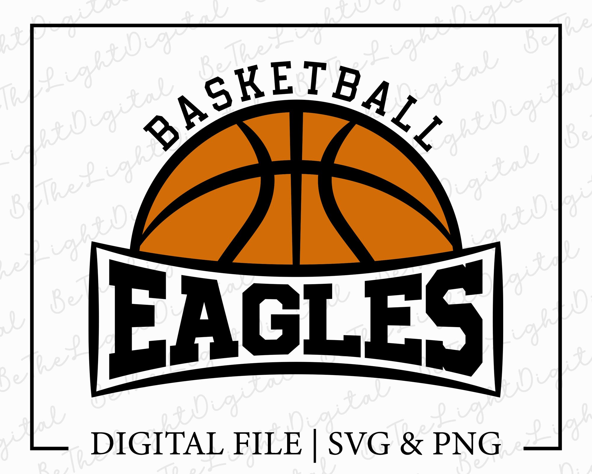 Eagles Basketball Svg Basketball Svg School Spirit Svg - Etsy