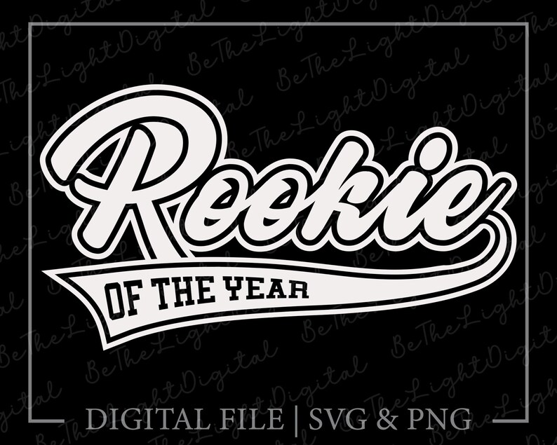 Rookie of the Year Svg, Basketball Svg, Digital Download, Football Svg ...