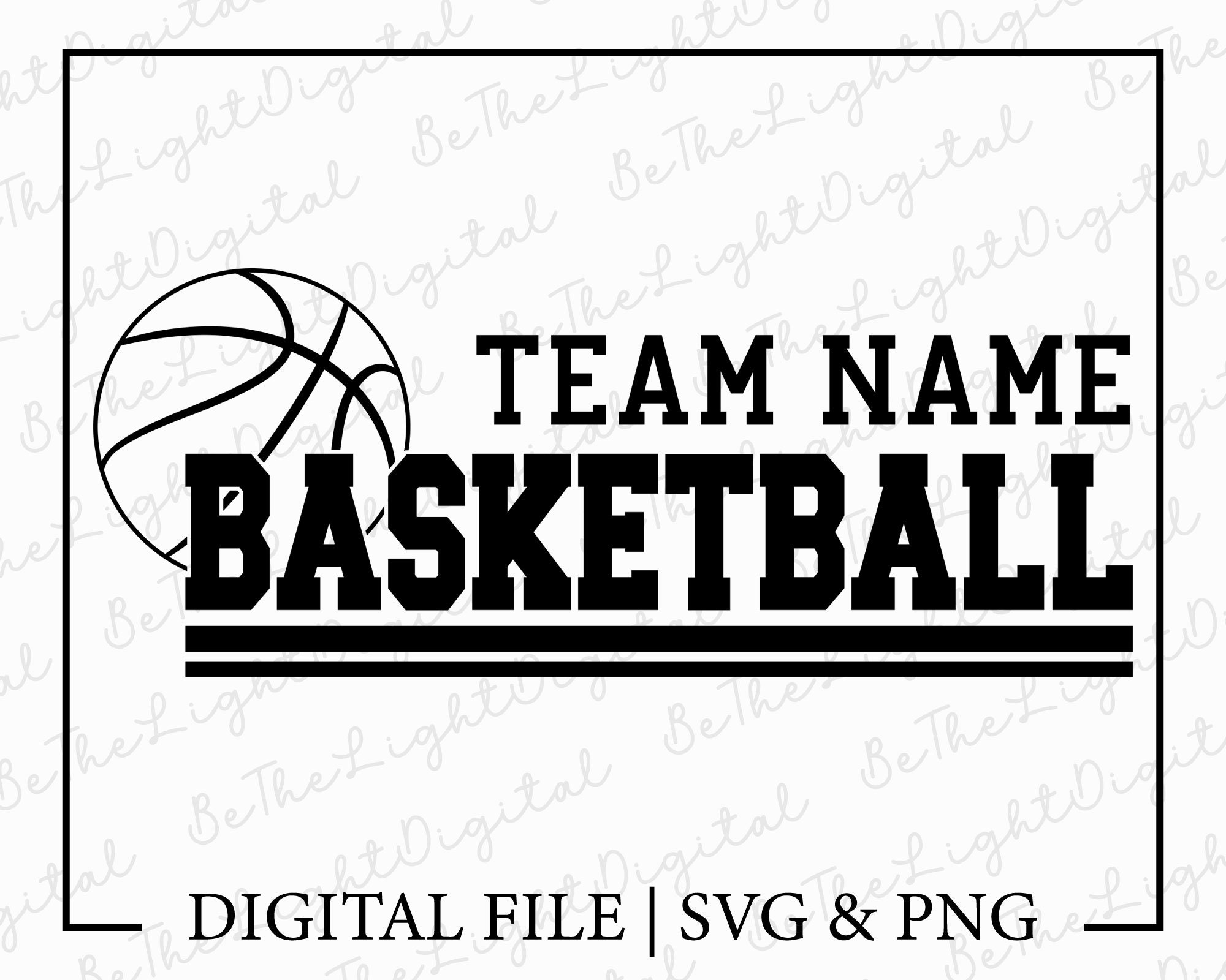 Custom Basketball Svg, Digital Download, Team Name Svg, Mascot Svg ...