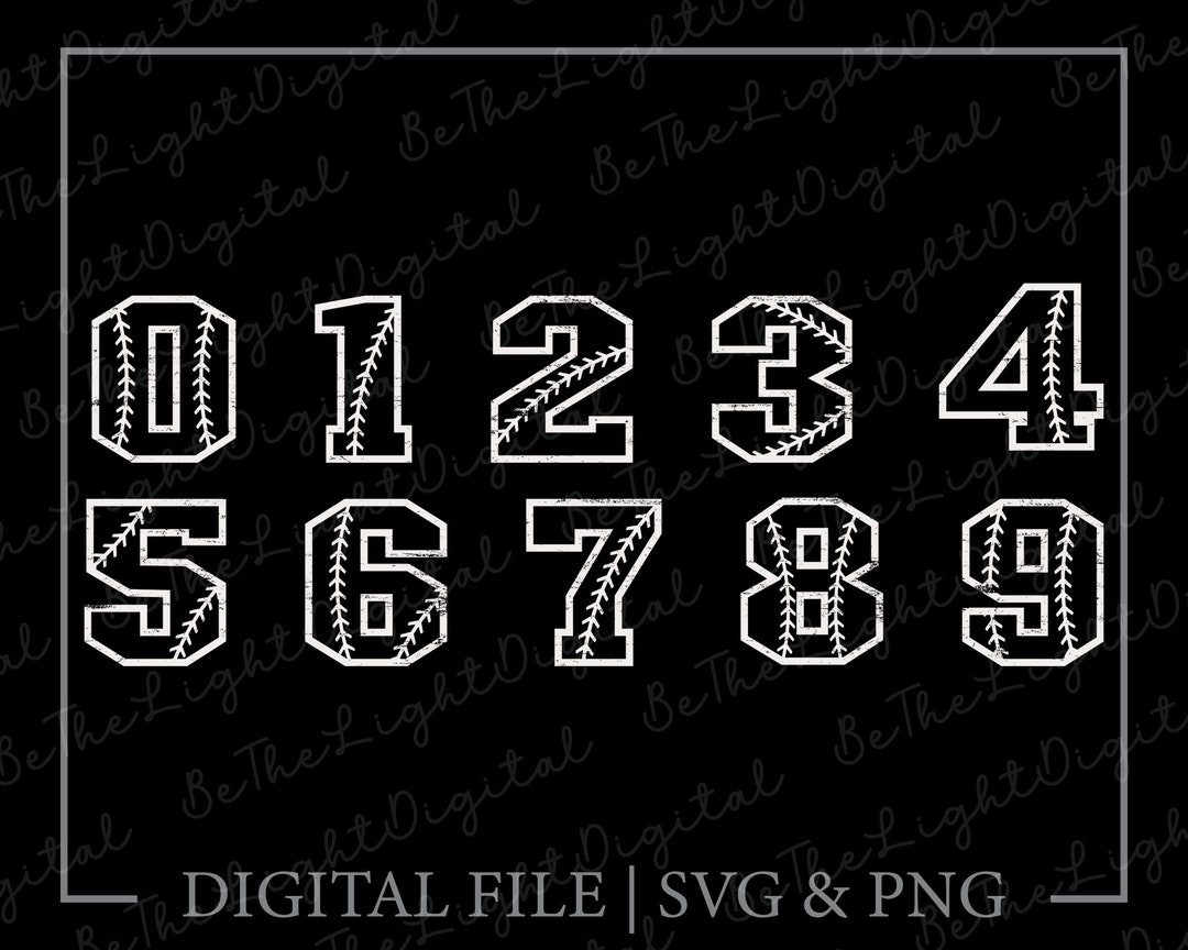 Baseball Font Svg, Varsity Letters Svg, Digital Download, Baseball Svg ...