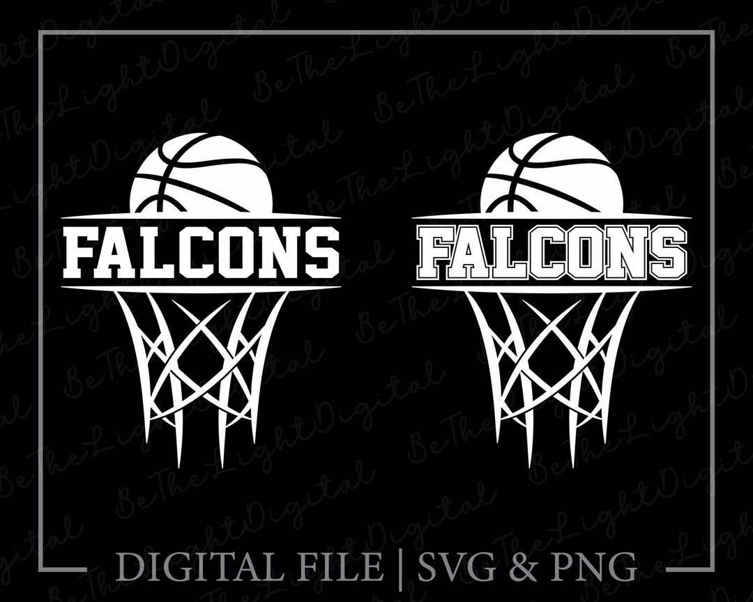 Falcons Basketball Svg, Team Spirit Svg, Mascot Svg, Digital Download ...