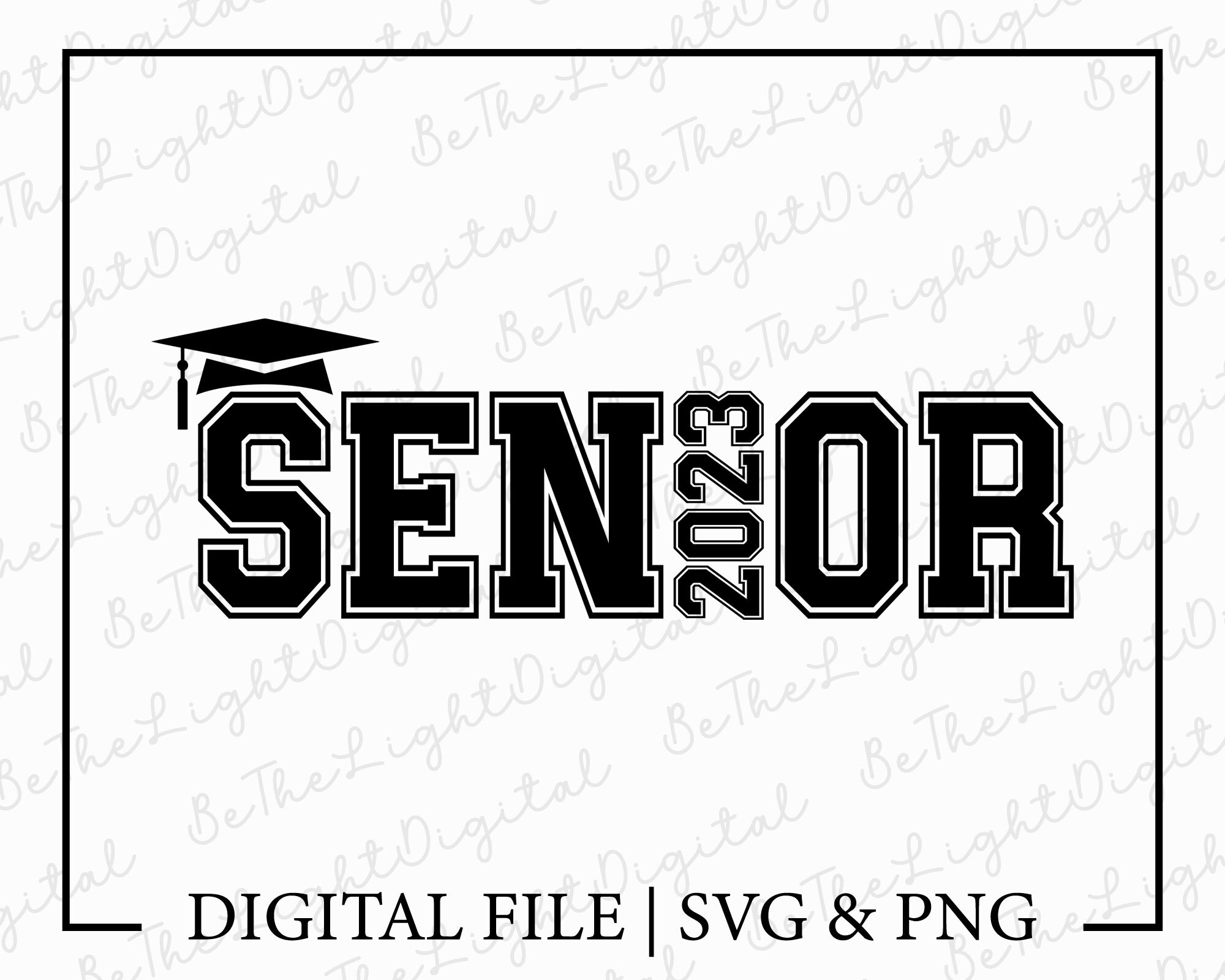 Senior 2023 Svg Grad Cap Svg Graduation Svg Descargas - Etsy México