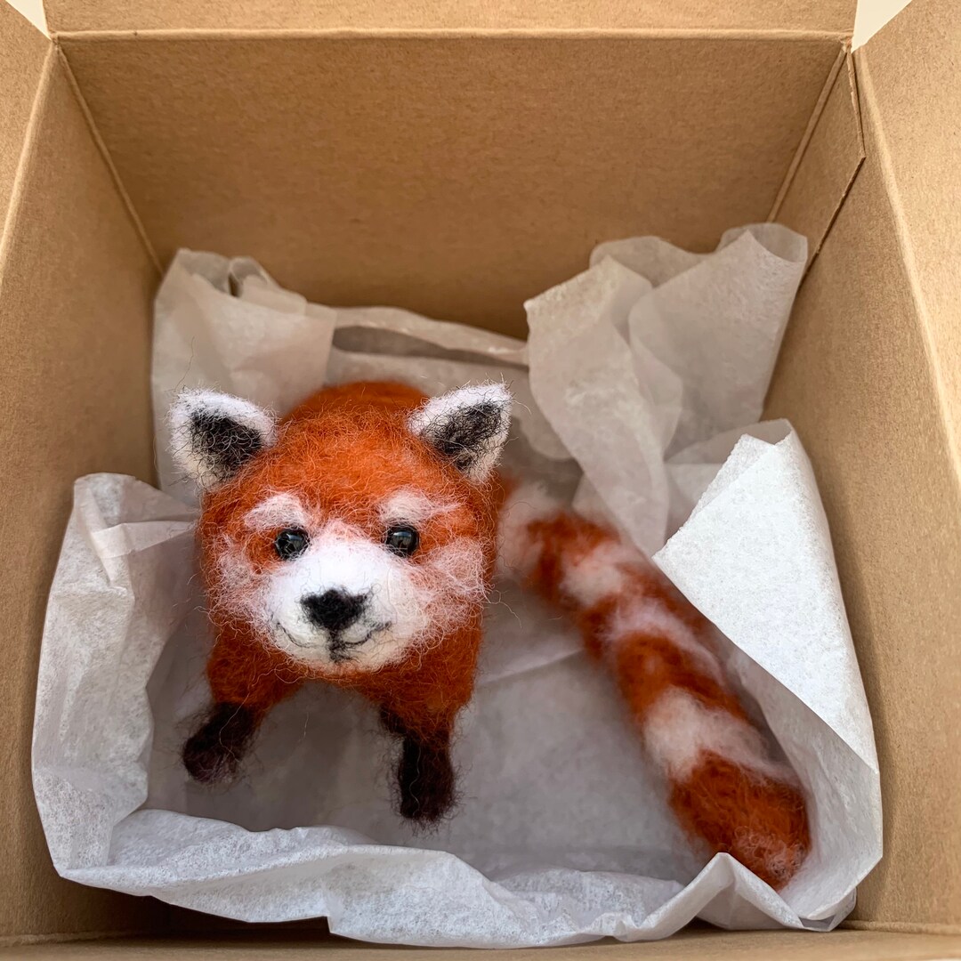 Needle Felted Red Panda - Etsy