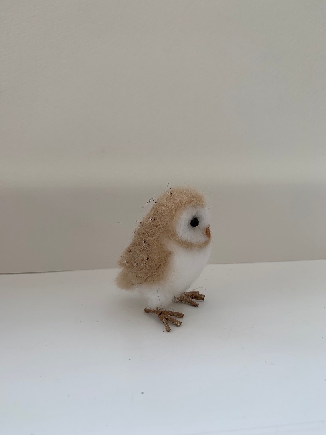 Needle Felted Barn Owl - Etsy