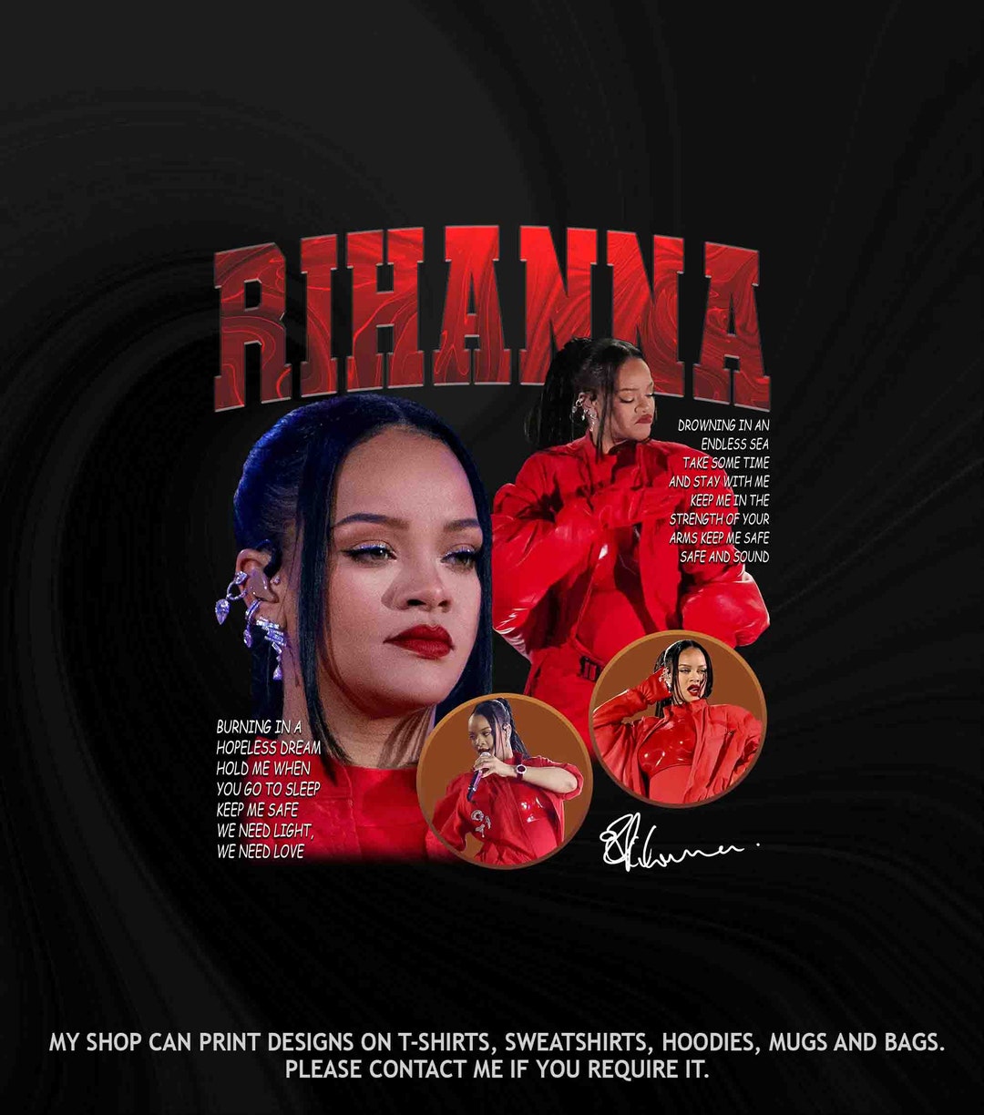 Rihanna PNG, Rihanna Png Digital Download File Sublimation, Svg File ...