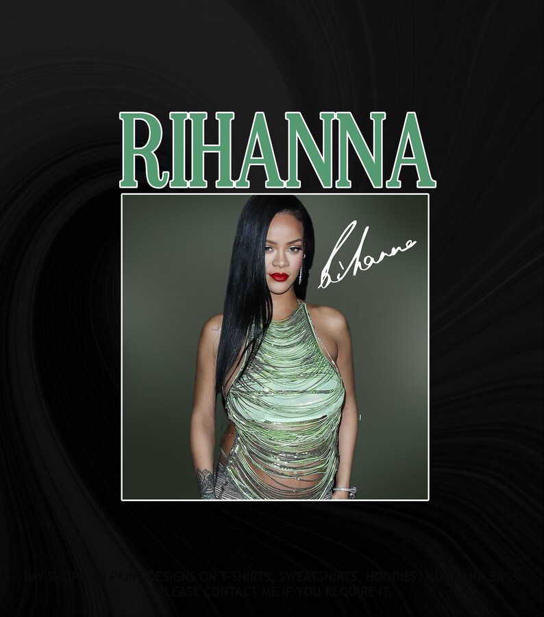 Rihanna PNG, Rihanna Png Digital Download File Sublimation, Svg File ...