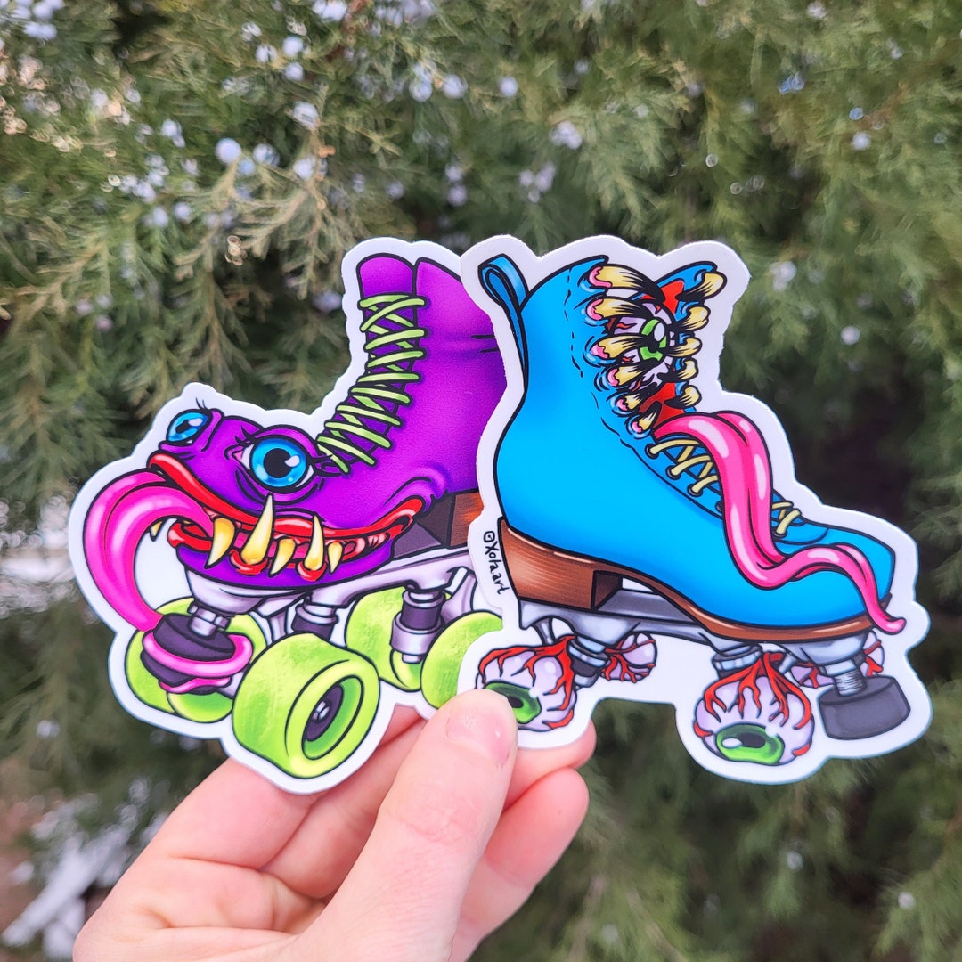 Rollerskate Monsters Sticker Pack, Rollerskate Mimic Duo, Rollerskate ...