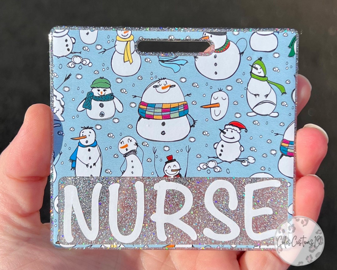 Snowman Badge Buddy, Christmas Badge Buddy, Winter Badge Buddy ...