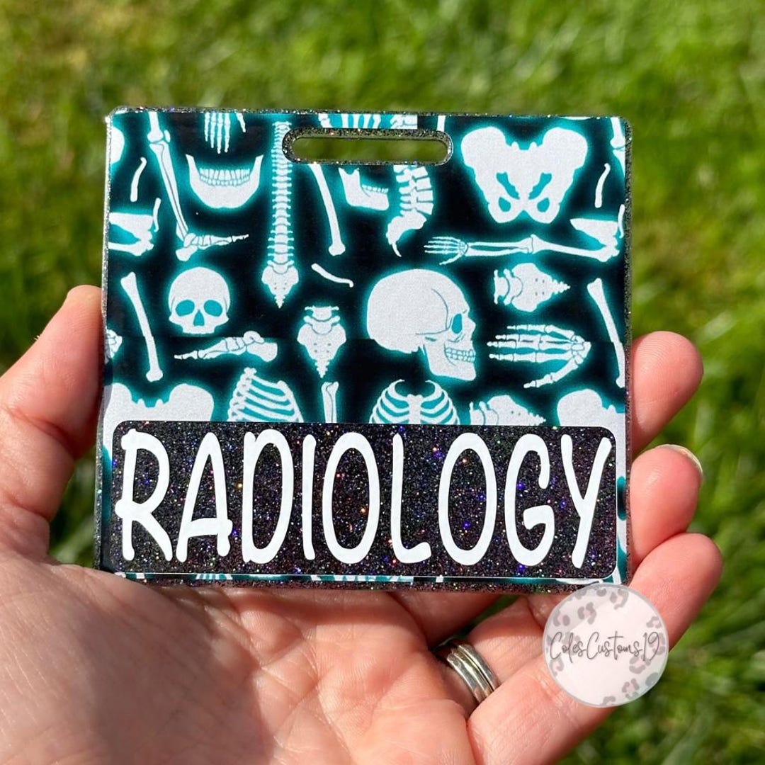 Radiology Badge Buddy, MRI Tech Badge Buddy, Vertical Badge Buddy ...