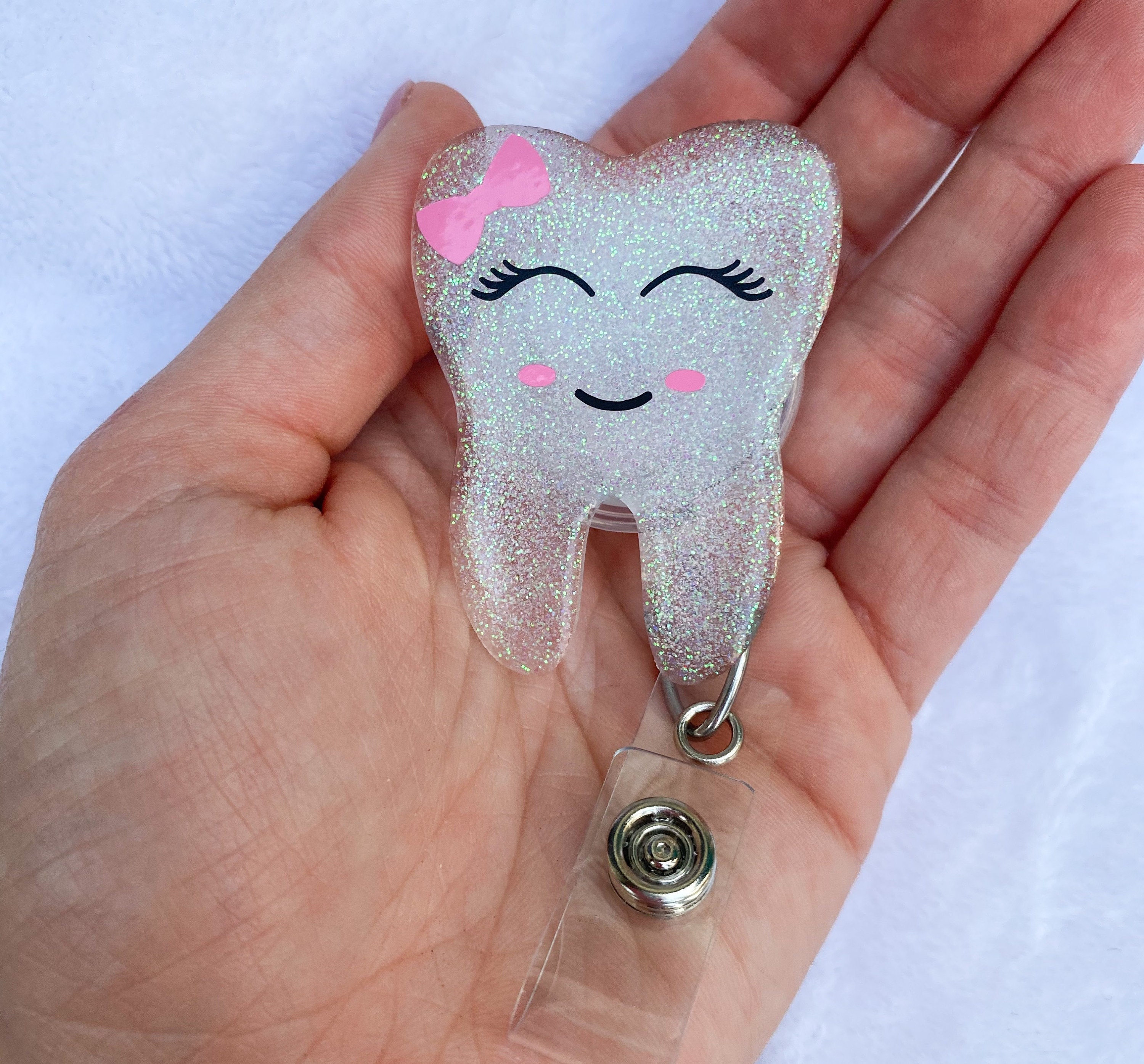 Tooth Dental Badge Reel - Etsy
