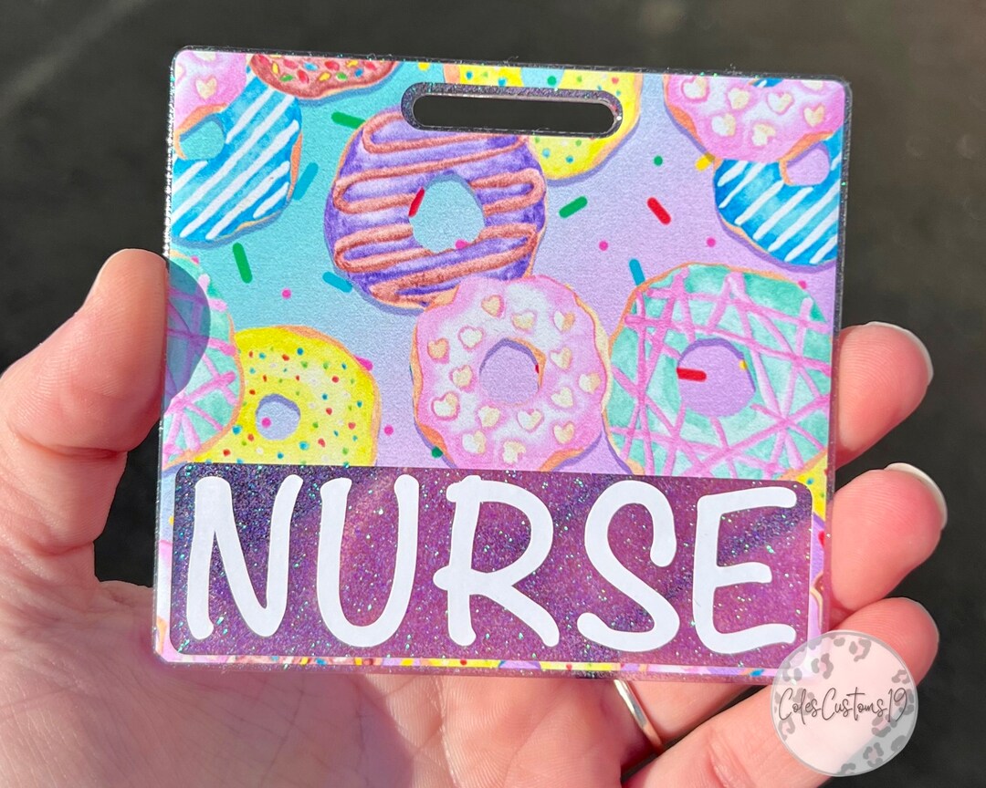 Donut Badge Buddy, Baking Badge Buddy, Vertical Badge Buddy, Horizontal ...