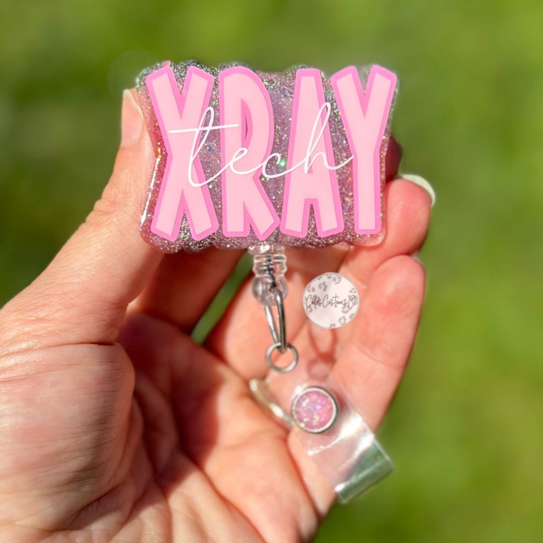 X-ray Tech Badge Reel, Radiologist Badge Reel, ID Holder, Radiologist ...