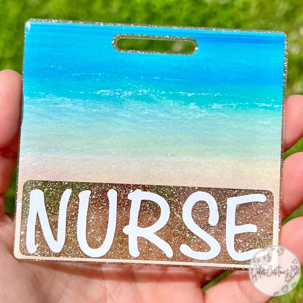 Beach Badge - Etsy