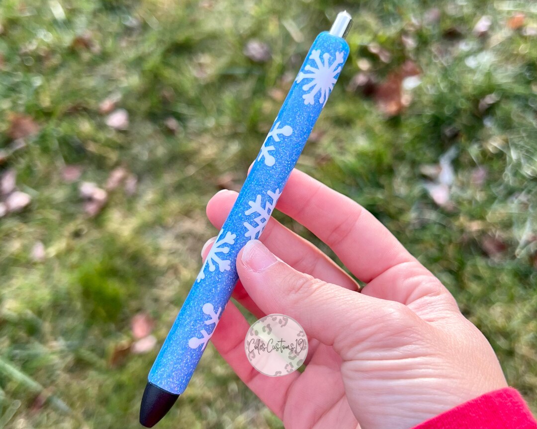 Snowflakes Glitter Pen, Christmas Glitter Pen, Planner Accessories ...