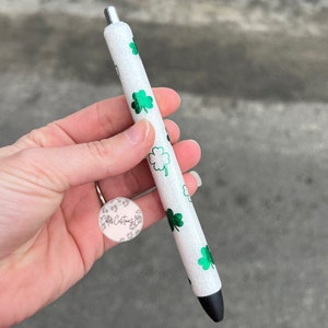 St. Patrick’s S Day Glitter Pen, Shamrock Glitter Pen, Planner ...