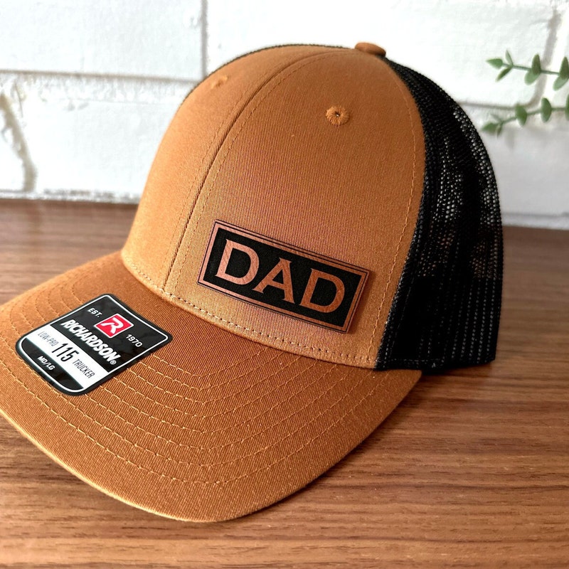 Leather Patch Hat - Etsy