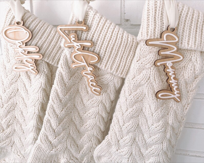 Stocking Tags Stockings Stocking Holder Stocking Stuffers - Etsy