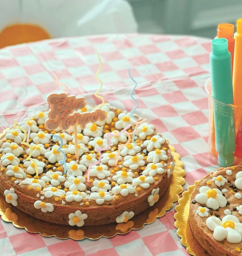 Two Groovy Cake Topper Groovy Party Groovy Birthday Groovy - Etsy