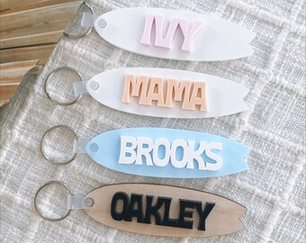 Surfboard Name Tag - Etsy